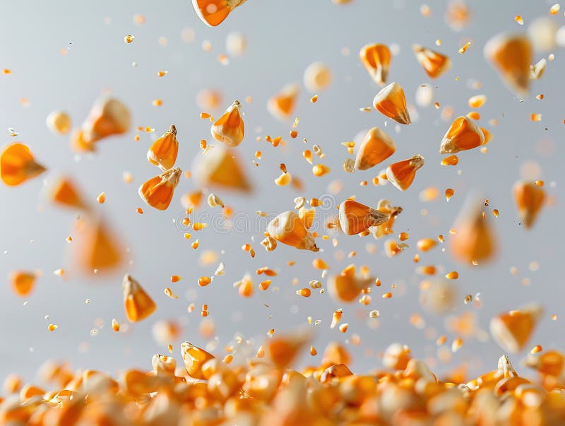 Photography of CORN Falling from the Sky, Hyperpop Colour Scheme ...