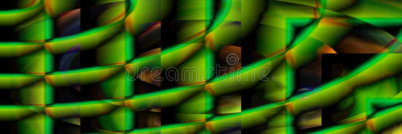 Digital Art, Abstract Three-dimensional Objects with Soft Lighting ...