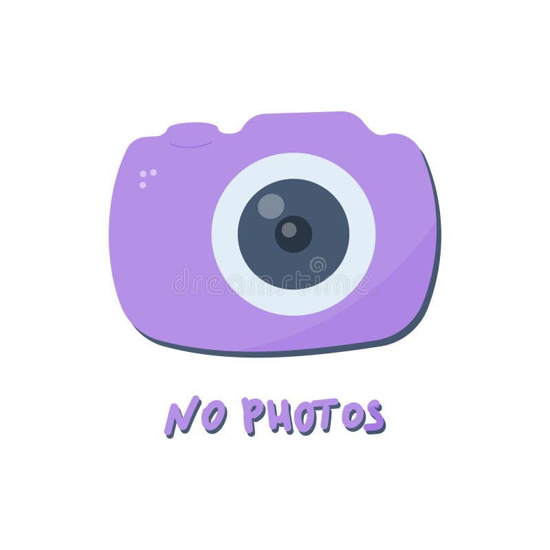 Photography Day Camera Color No Photos Element Stock Vector ...