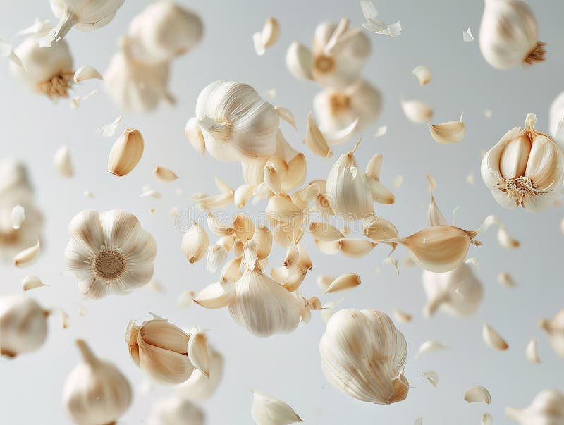 Photography of GARLIC Falling from the Sky, Hyperpop Colour Scheme ...
