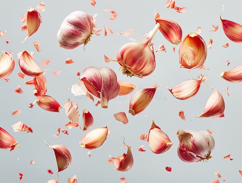 Photography of GARLIC Falling from the Sky, Hyperpop Colour Scheme ...