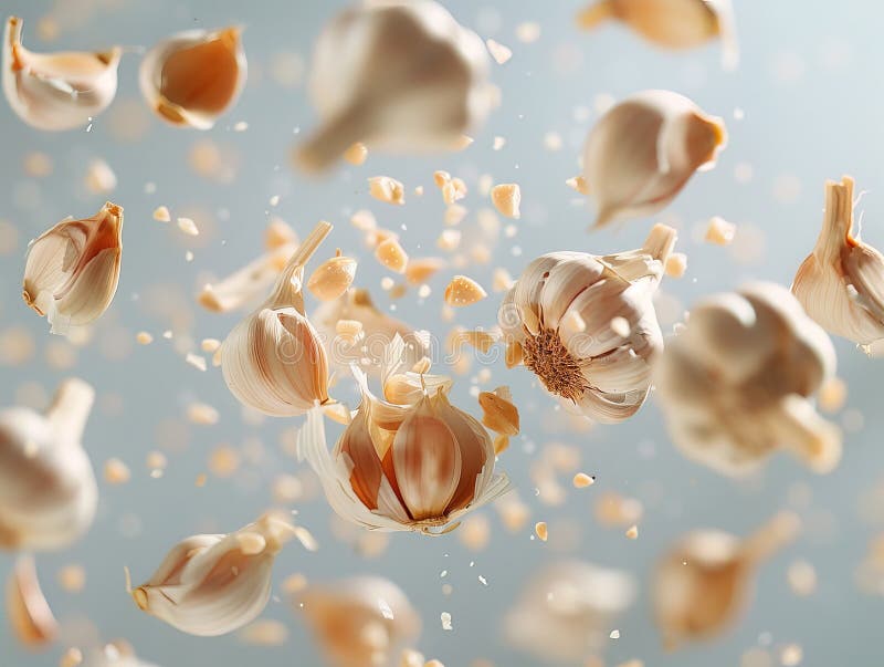 Photography of GARLIC Falling from the Sky, Hyperpop Colour Scheme ...