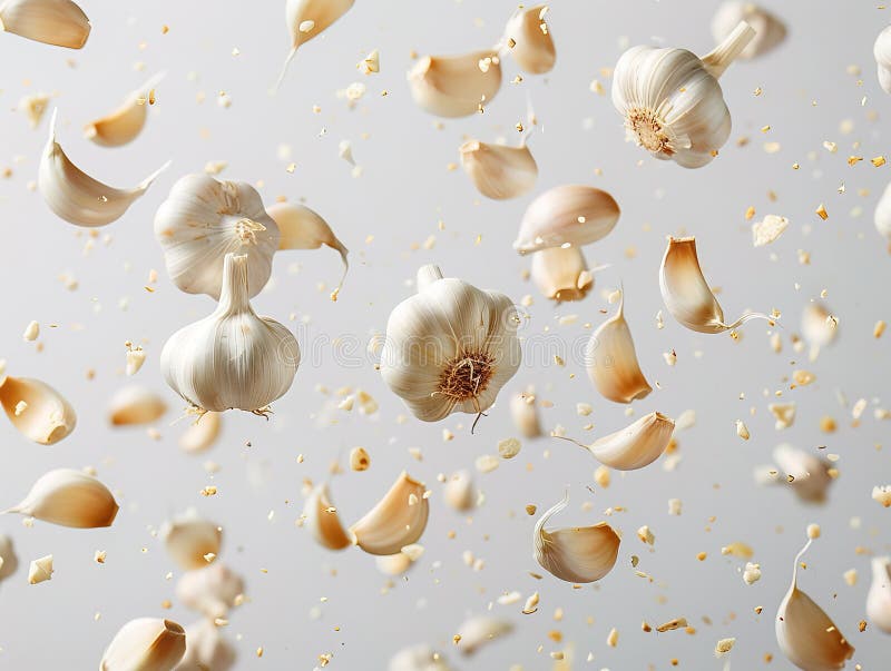 Photography of GARLIC Falling from the Sky, Hyperpop Colour Scheme ...