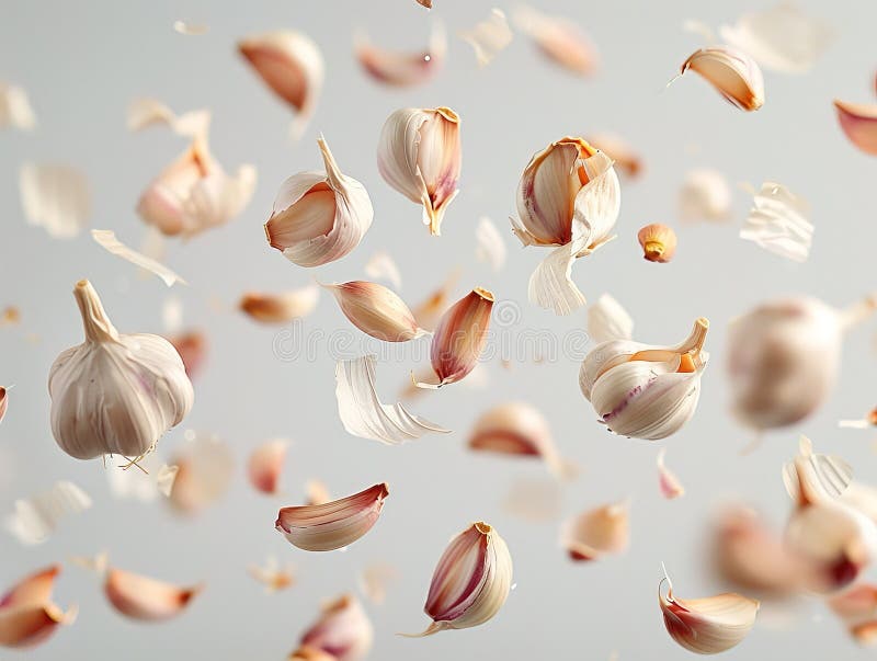 Photography of GARLIC Falling from the Sky, Hyperpop Colour Scheme ...