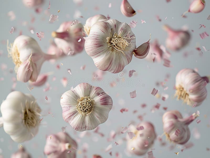 Photography of GARLIC Falling from the Sky, Hyperpop Colour Scheme ...