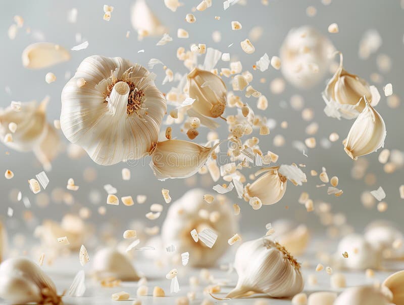 Photography of GARLIC Falling from the Sky, Hyperpop Colour Scheme ...