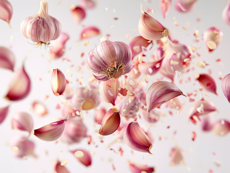 Photography of GARLIC Falling from the Sky, Hyperpop Colour Scheme ...