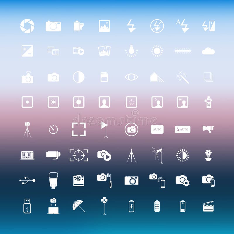 Photography icon stock vector. Illustration of medium - 51696157