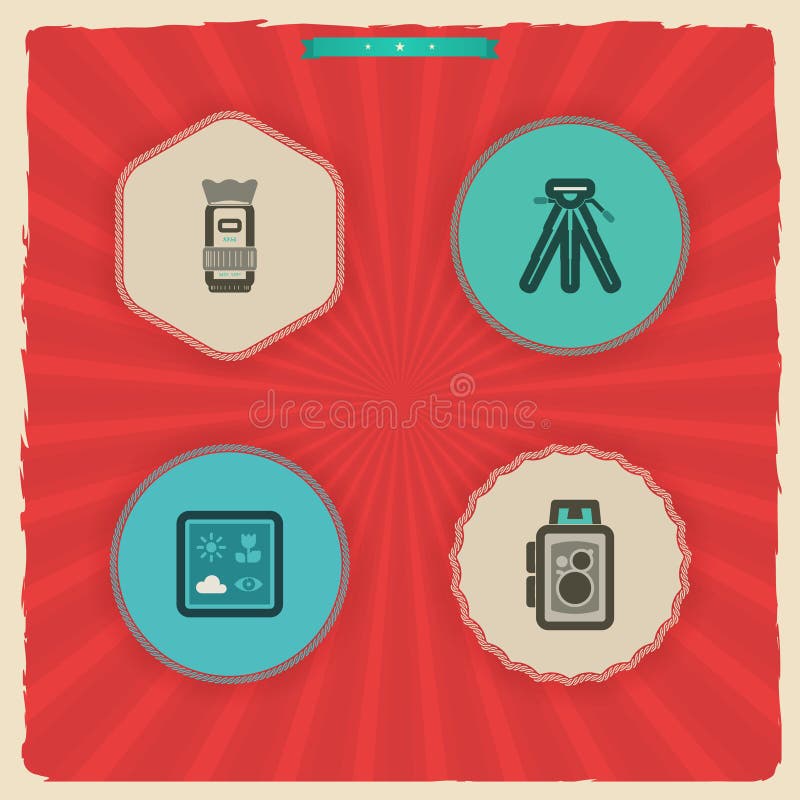 HD Bottom Camera RGB Color Manual Label Icon Stock Vector ...