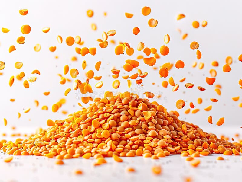 Photography of LENTILS Falling from the Sky, Hyperpop Colour Scheme ...