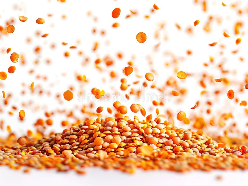 Photography of LENTILS Falling from the Sky, Hyperpop Colour Scheme ...