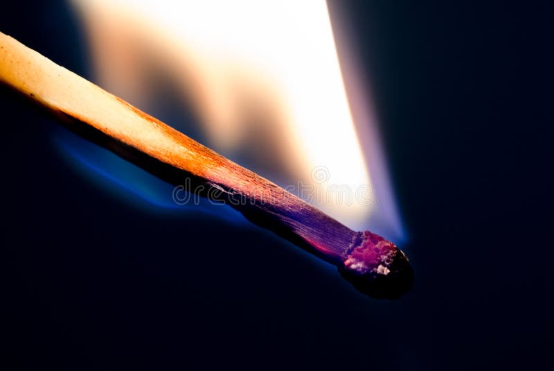 Photography Of Matchstick With Fire Stock Photo - Image of focus ...