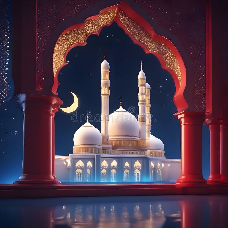 Photography Mosque Illustration Muslims Stock Illustration ...