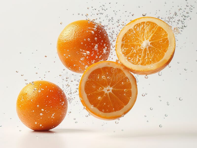 Photography of ORANGES Falling from the Sky, Hyperpop Colour Scheme ...