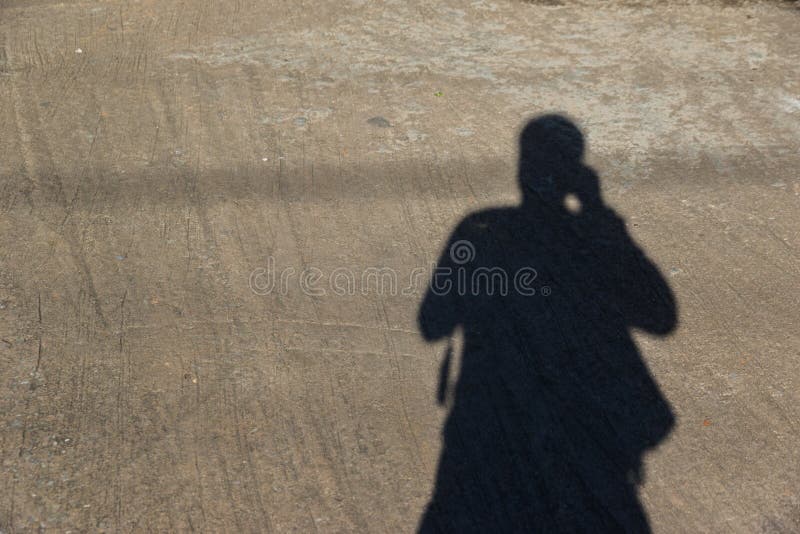 Photography Own Shadow,selfie Stock Photo - Image of view, people: 64344538