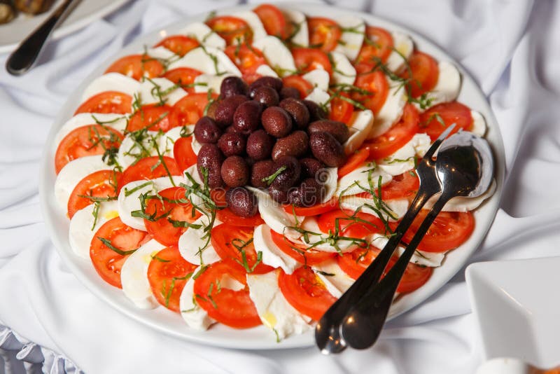 Photography of Plate with Snacks Stock Image - Image of buffet, dinner ...