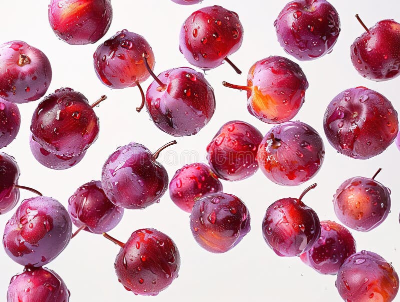Photography of PLUMS Falling from the Sky, Hyperpop Colour Scheme ...