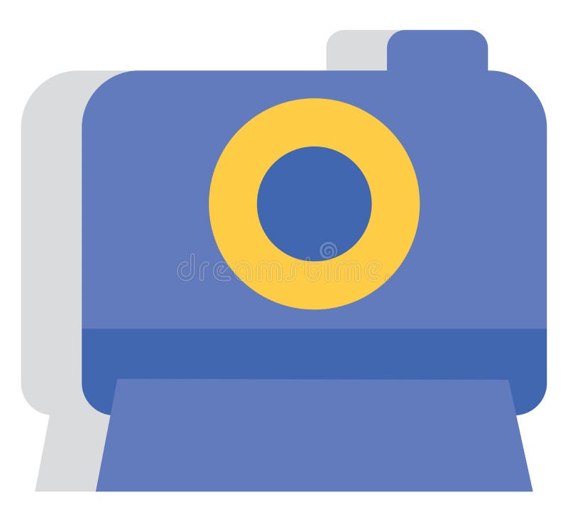 Photography polaroid, icon stock vector. Illustration of instant ...