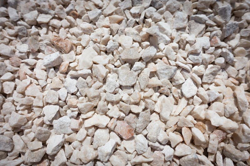 Aggregate / Gravel Pattern - a Heap of Coarse Gray Stones, Crushed at a ...