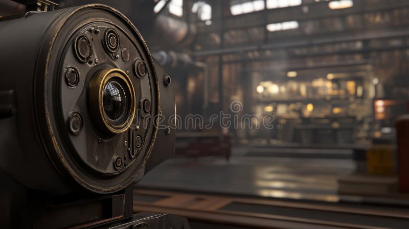 Photography Studio in an Industrial Setting, Ready for a Session Stock ...