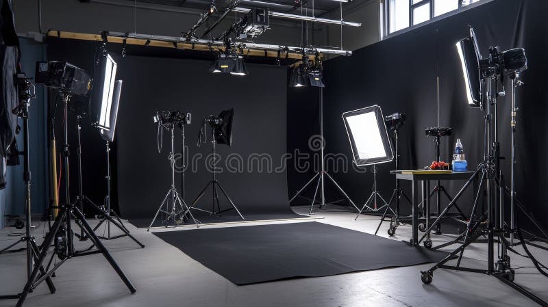Photography Studio Setup Modern Space Image Creation Professional ...