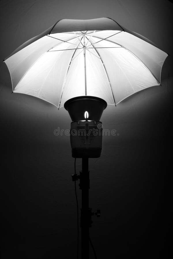 Photography Studio Stobe Flash for Light and Picture Taking Stock Photo ...