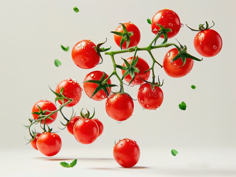 Photography of TOMATOES Falling from the Sky, Hyperpop Colour Scheme ...