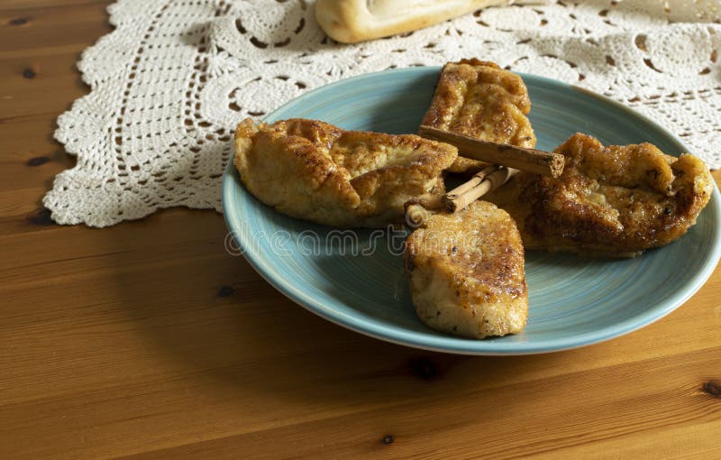 Photography of a Typical Spanish Dessert Eaten during Easter. Morning ...