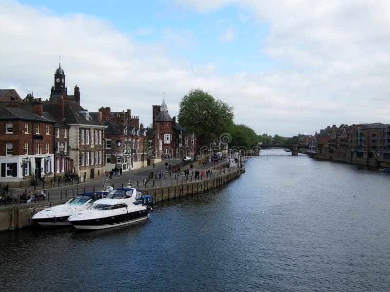 Beautiful British Town Scenery Editorial Image - Image of river, water ...