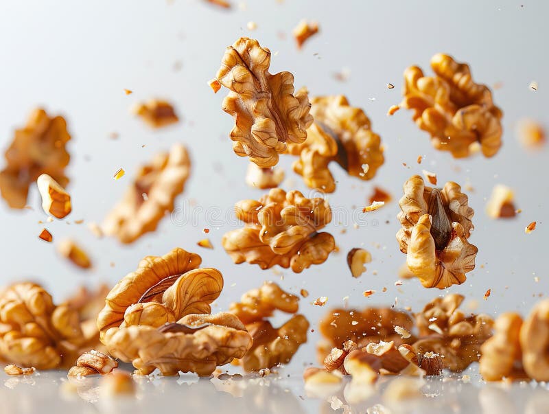 Photography of WALNUTS Falling from the Sky, Hyperpop Colour Scheme ...