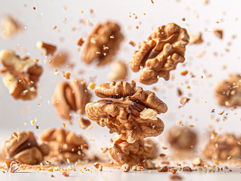 Photography of WALNUTS Falling from the Sky, Hyperpop Colour Scheme ...