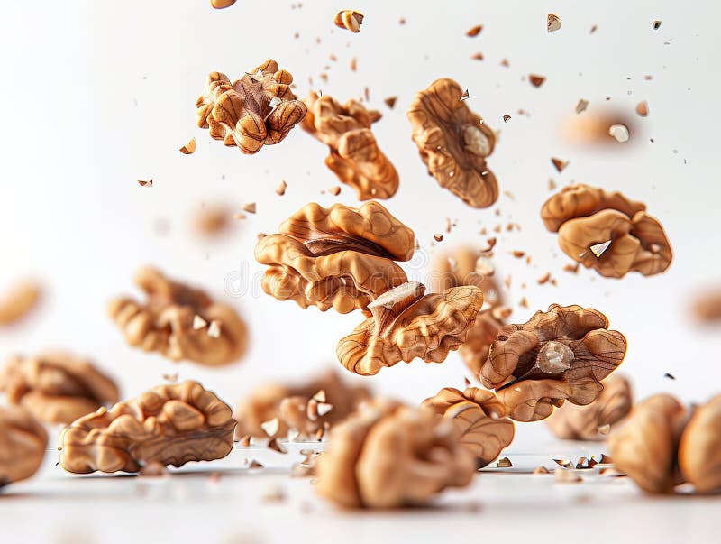 Photography of WALNUTS Falling from the Sky, Hyperpop Colour Scheme ...