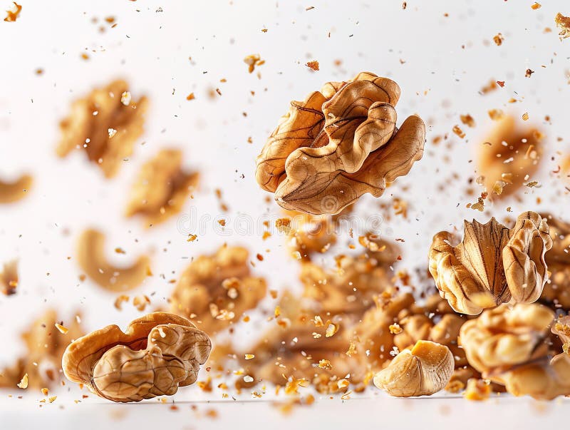 Photography of WALNUTS Falling from the Sky, Hyperpop Colour Scheme ...