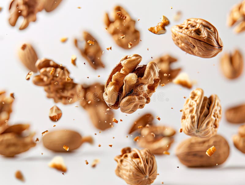 Photography of WALNUTS Falling from the Sky, Hyperpop Colour Scheme ...