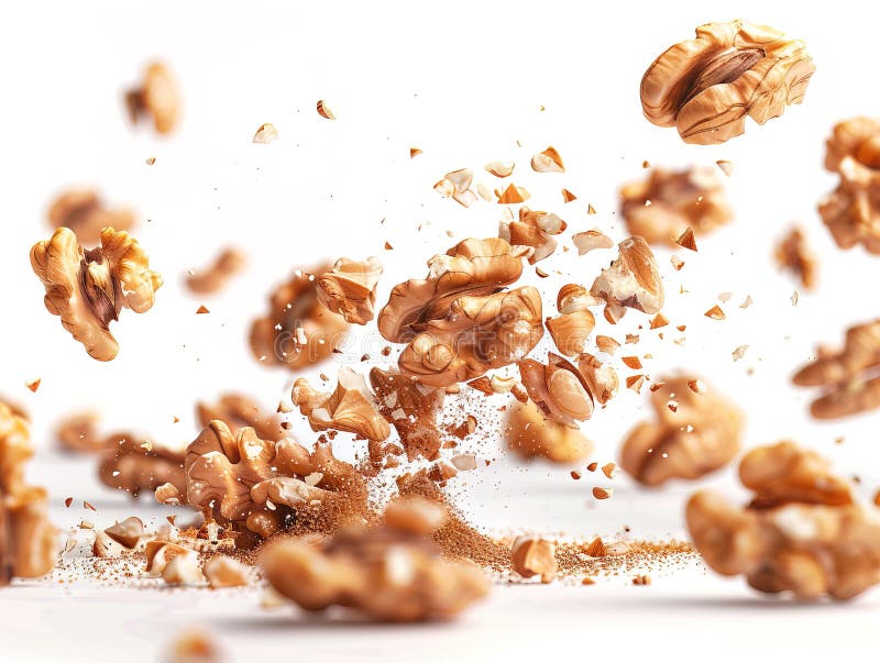 Photography of WALNUTS Falling from the Sky, Hyperpop Colour Scheme ...