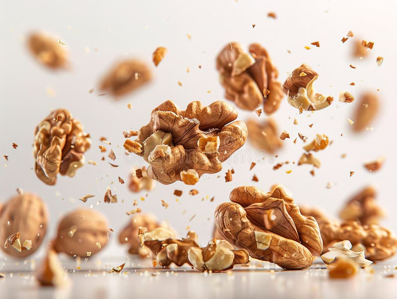 Photography of WALNUTS Falling from the Sky, Hyperpop Colour Scheme ...