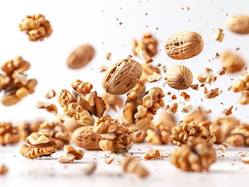 Photography of WALNUTS Falling from the Sky, Hyperpop Colour Scheme ...