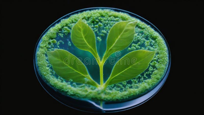 A Photomicrograph of a Plant Protoplast Cell Isolated for Use in a ...