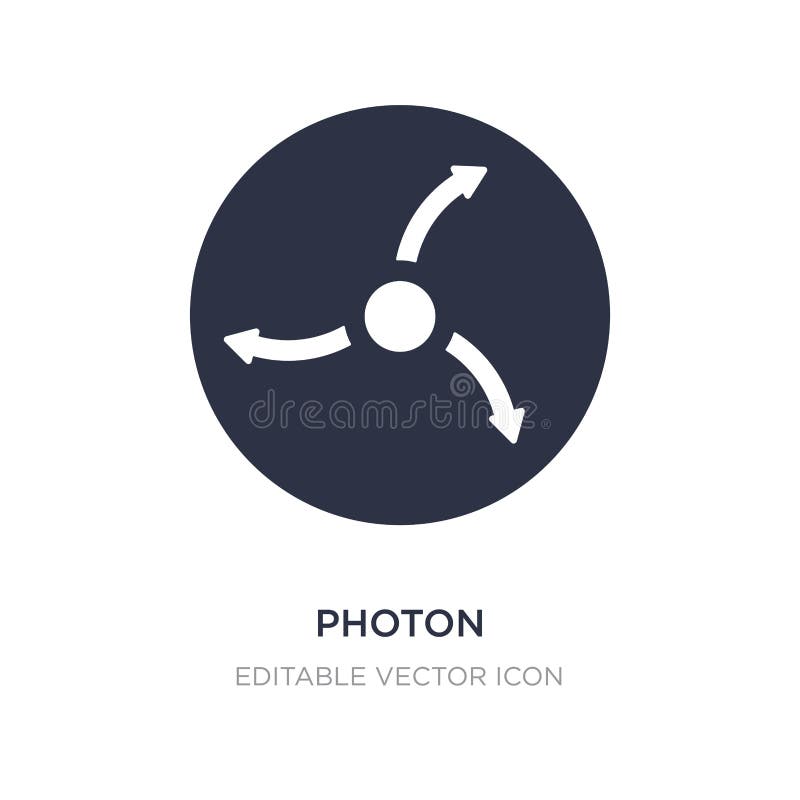 Photon Icon on White Background. Simple Element Illustration from ...