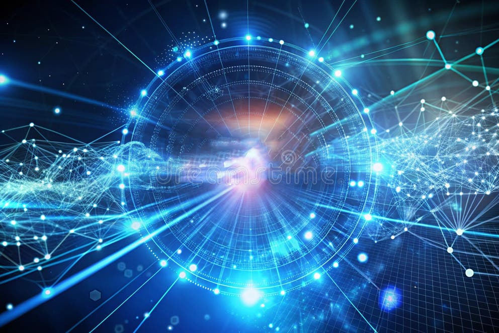 Photon Systems in Action Visualization Stock Illustration ...