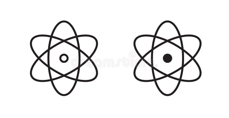 Photon Thin Line Vector Icon Set Stock Illustration - Illustration of ...