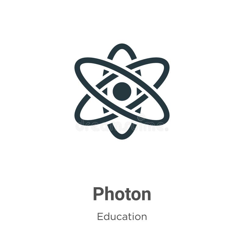Photon Icon Vector Isolated on White Background, Photon Sign , Sign and ...