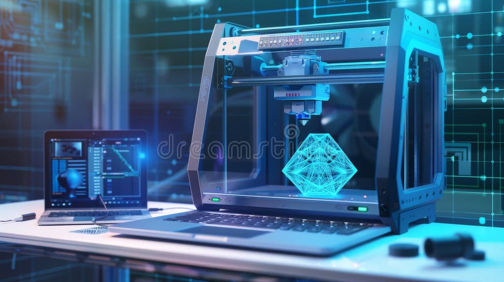 Photopolymer 3D Model Printed on Desktop and Interfaced with CAD System ...