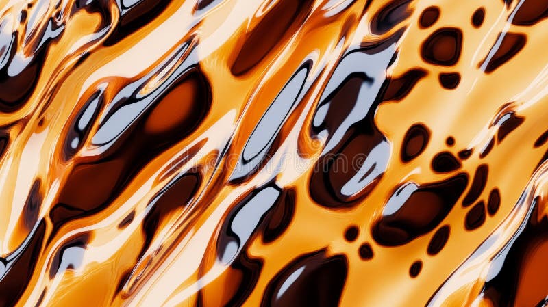 Seamless Abstract Leopard Print Melting Watercolor Texture Stock ...