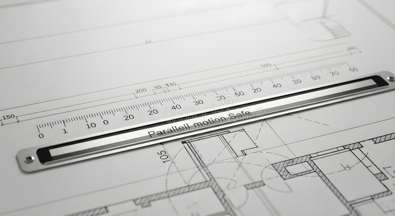 Scale Bars with Hash Marks Omitted, Clean Faces Placed within Drafting ...