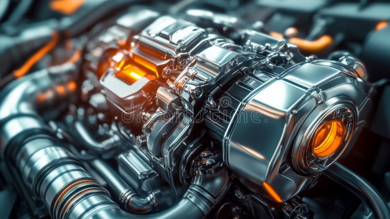 A Photorealistic CGI Image of a Futuristic Quantum Computer ...