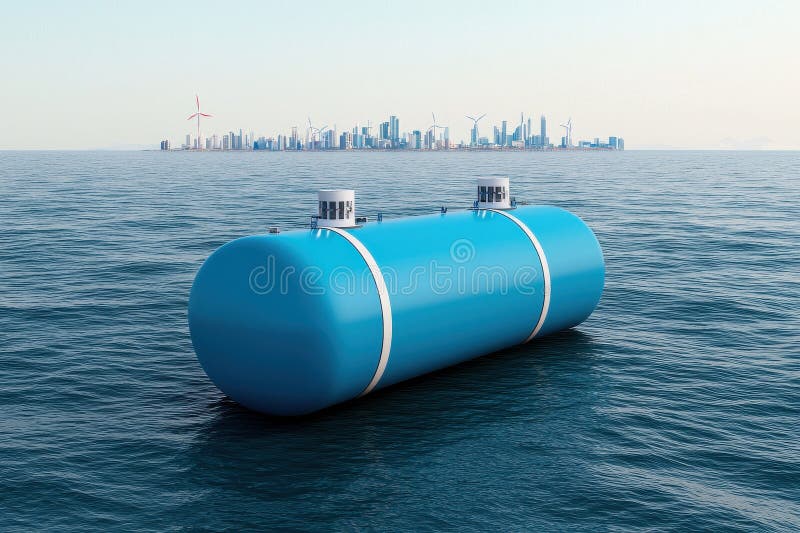 Photorealistic Concept of Green Hydrogen Production Using a Floating ...