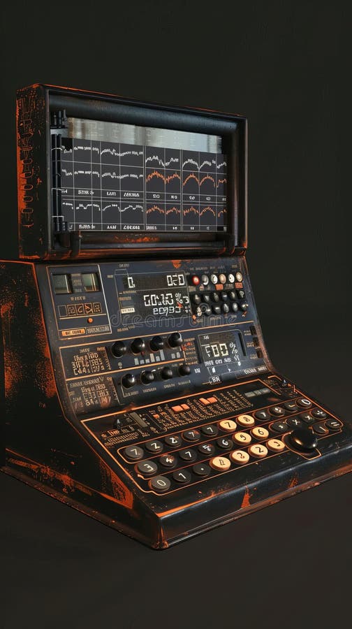 Photorealistic 3D Model of an Antique Mechanical Calculator Outputting ...