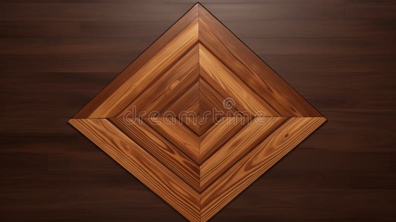 Photorealistic Diamond Wood Floor: Masterful Panel Composition Stock ...