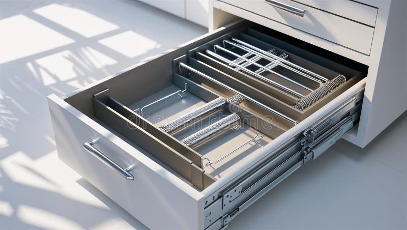 Photorealistic Image of a Adjustable Drawer Divider with Waterproof ...